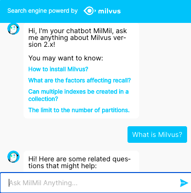 答题系统 | Milvus 文档